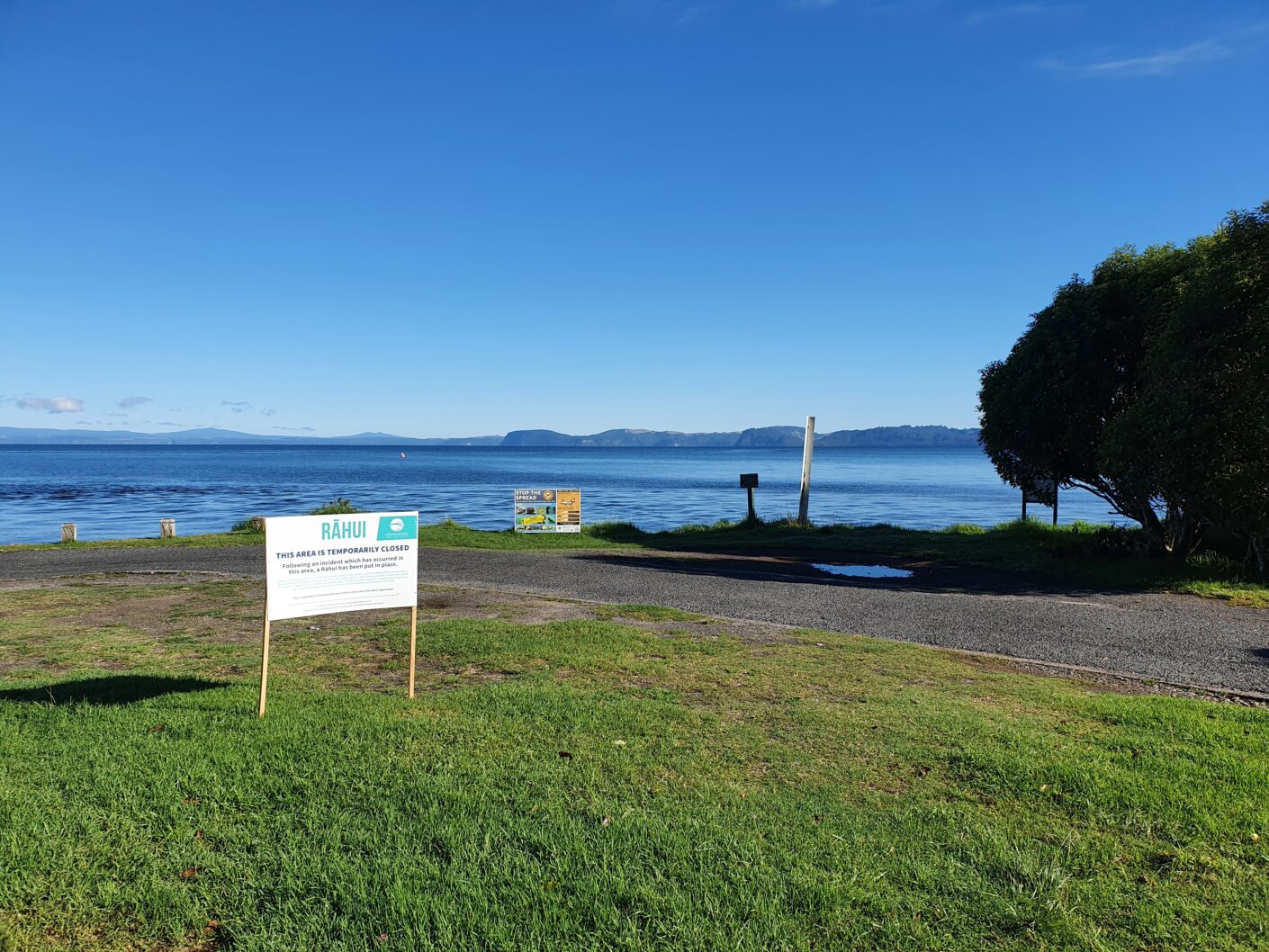 Rāhui placed at Hatepe, Lake Taupō | Tuwharetoa Maori Trust Board